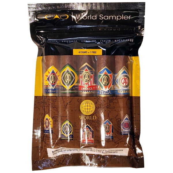 CAO World Sampler II (5 * 56) (4-pack) – Diebel's Sportsmens Gallery